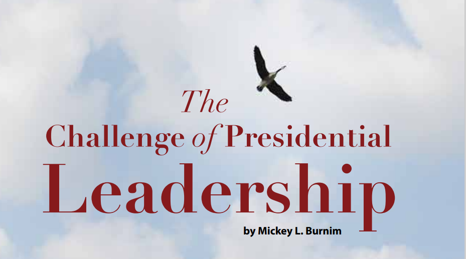 The Challenge of Presidential Leadership - UNCF ICB