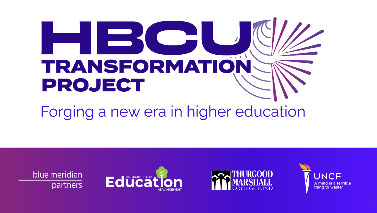 HBCU Transformation Project: Presidents' Summit - UNCF ICB