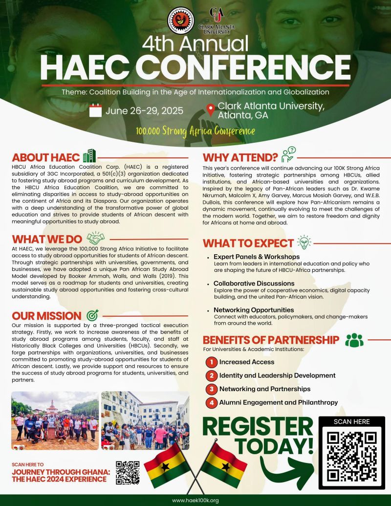 HBCU Africa Education Coalition Announces 4th Annual Conference:Theme ...